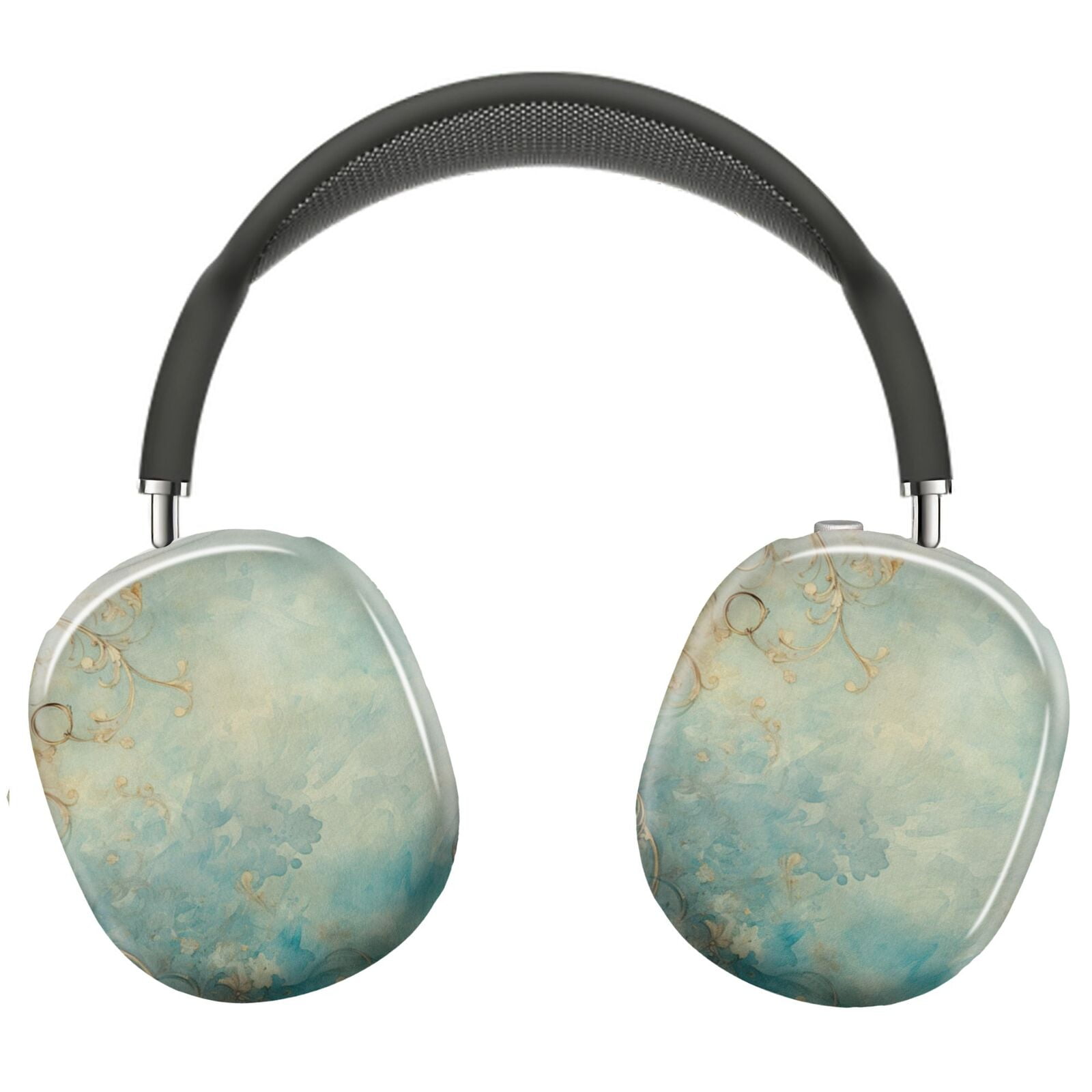 Protective Cover for AirPods Max Sea Scrapbook Paper Blue Ocean Pattern ...