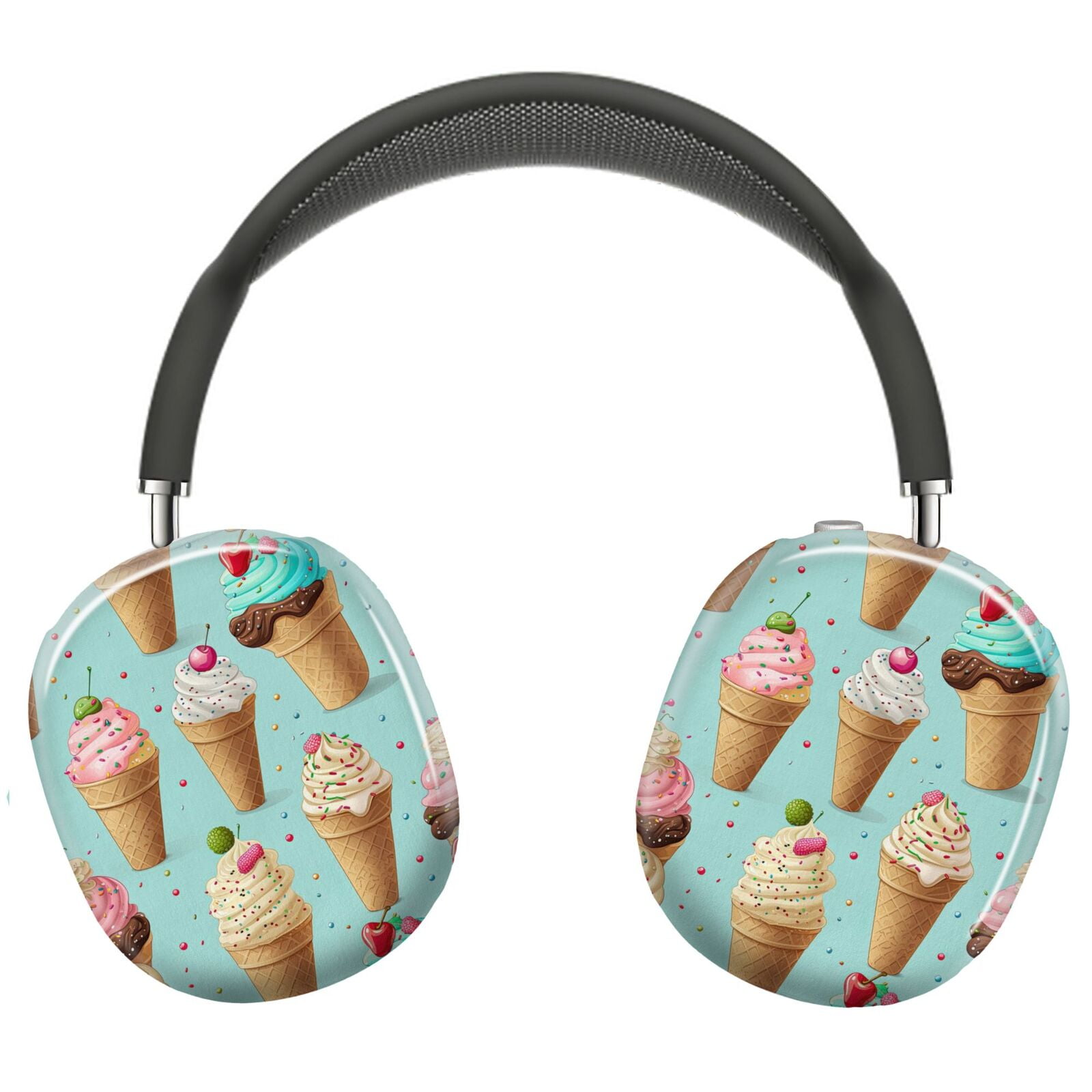 Protective Cover for AirPods Max Sprinkled Ice Cream Seamless Patterns ...