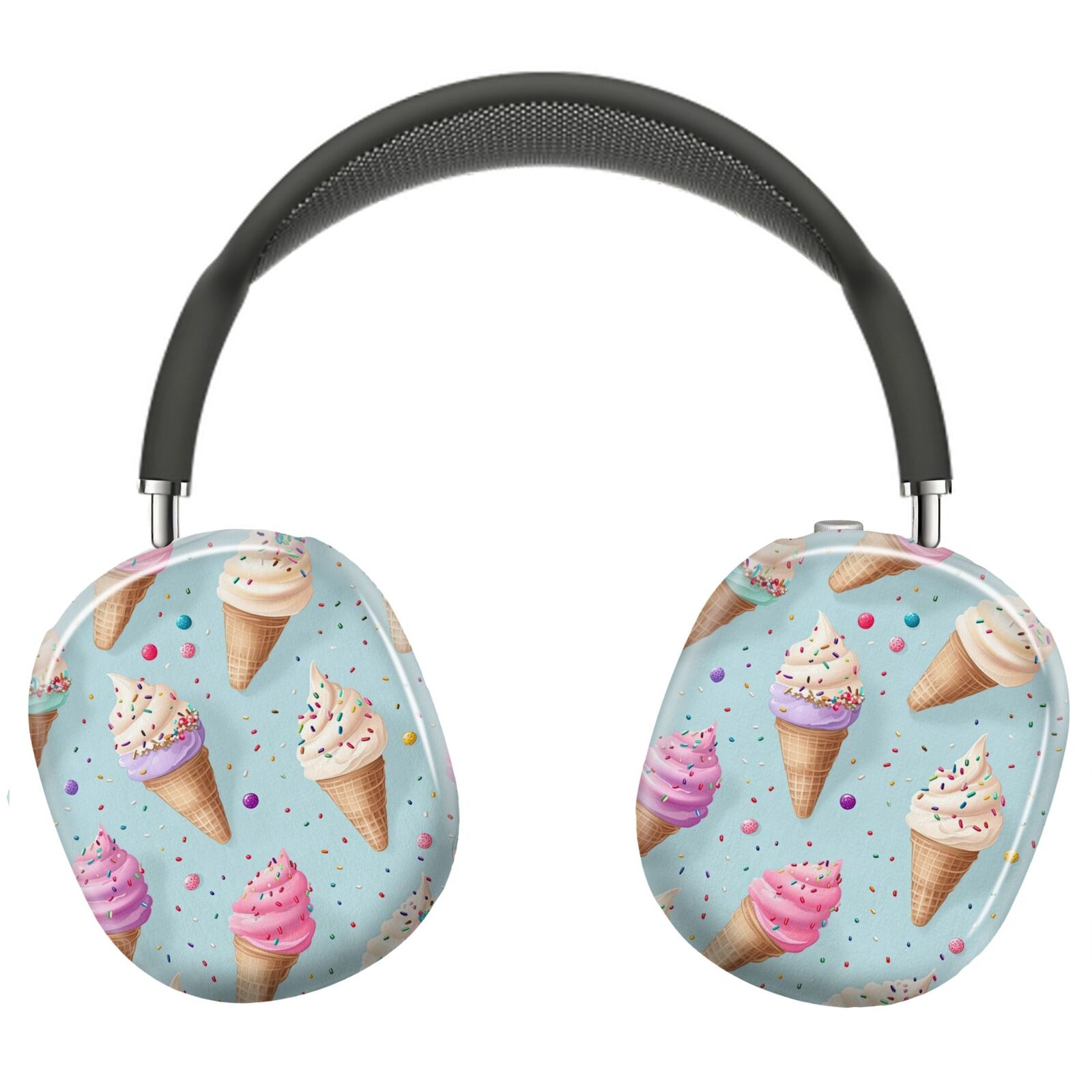 Protective Cover for AirPods Max Sprinkled Ice Cream Seamless Patterns ...