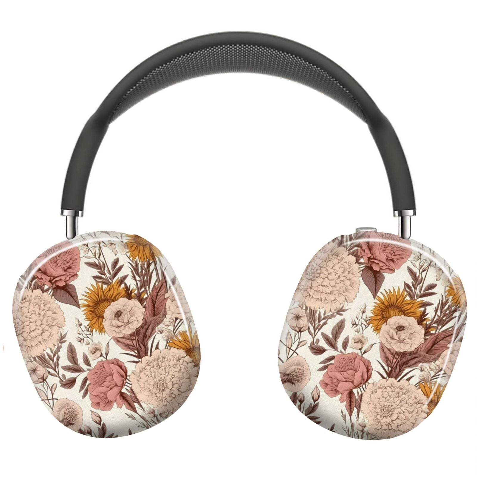 Protective Cover for AirPods Max Vintage Boho Wildflowers Blush Florals ...