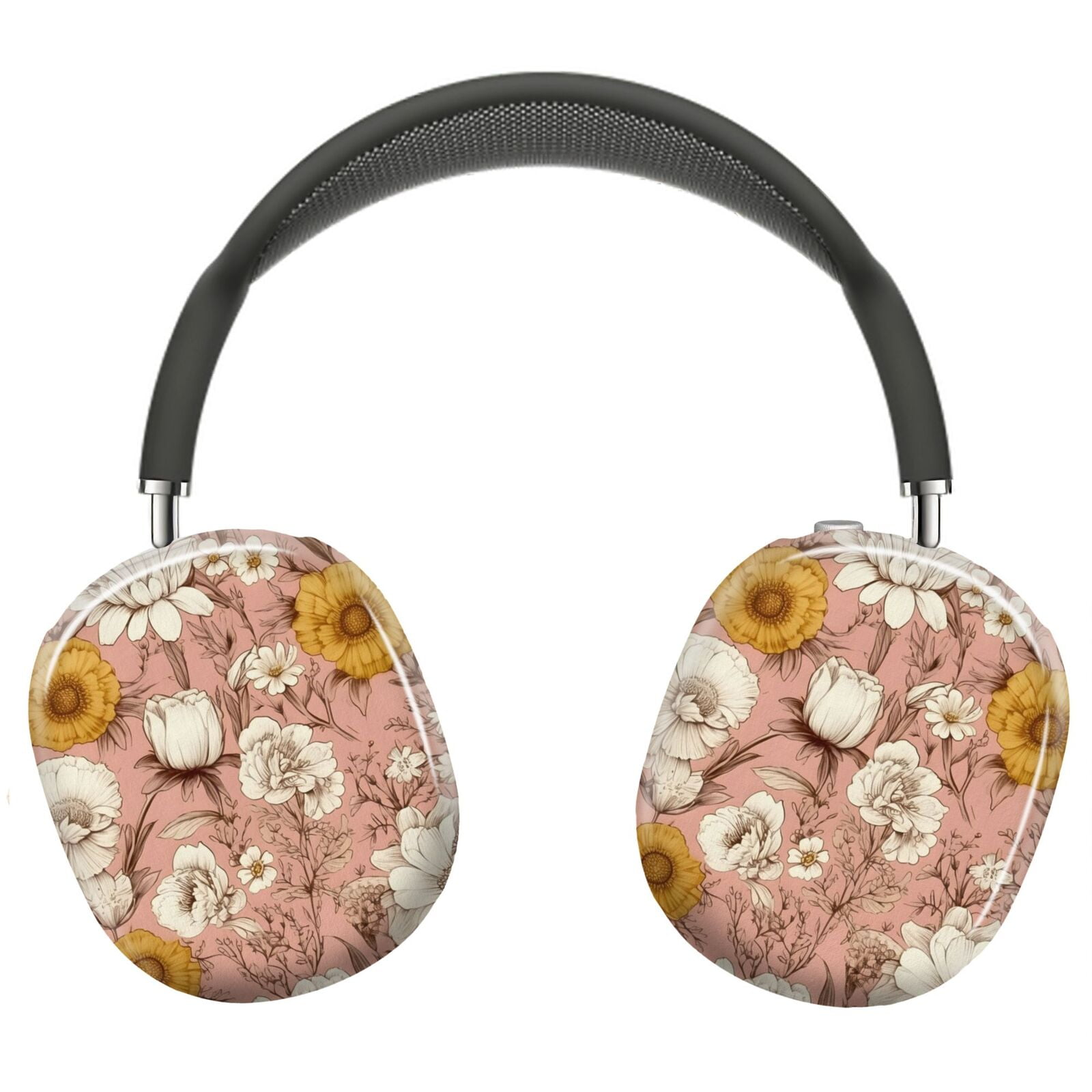Protective Cover for AirPods Max Vintage Boho Wildflowers Blush Florals ...