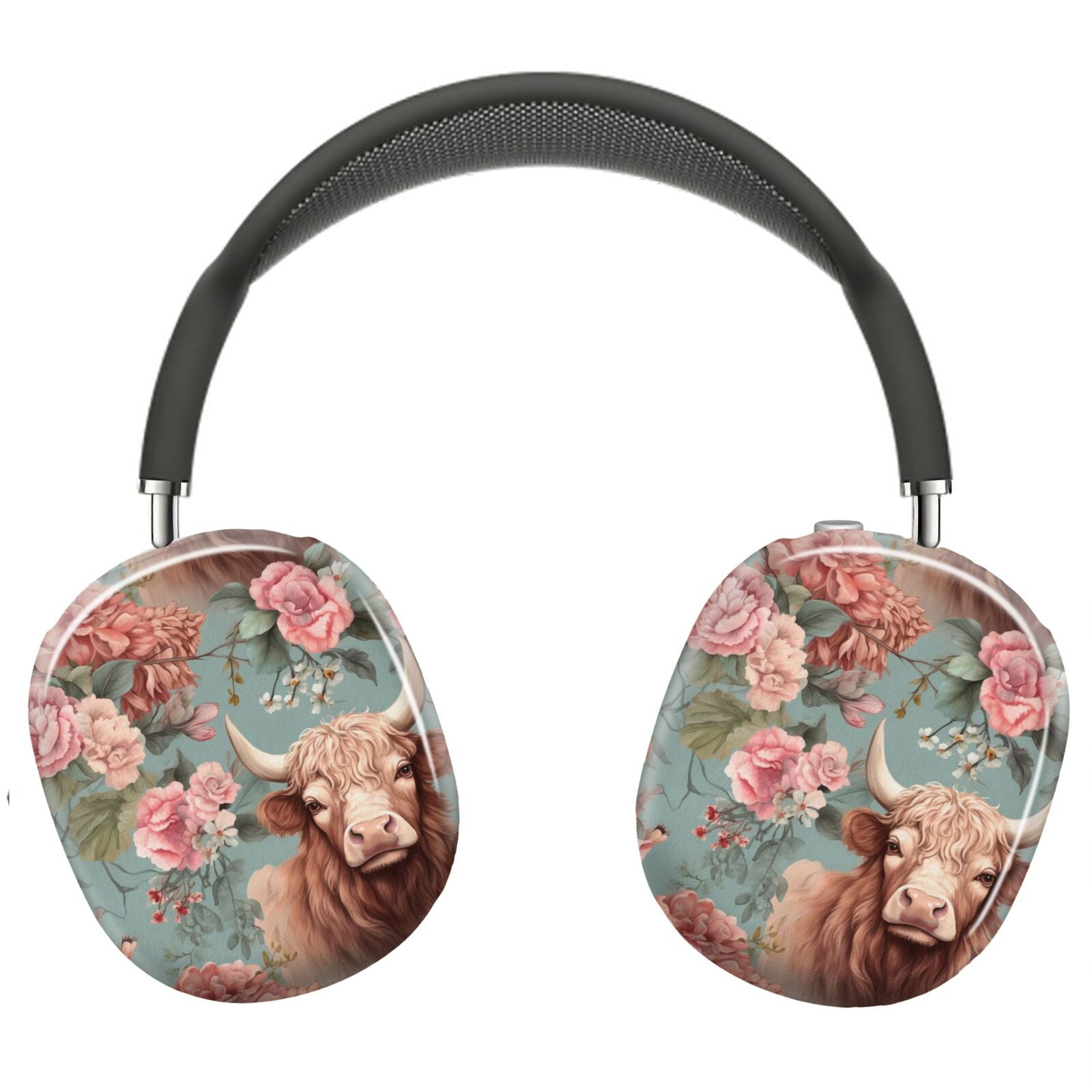 Protective Cover for AirPods Max Vintage Highland Cow =5 Headphones ...