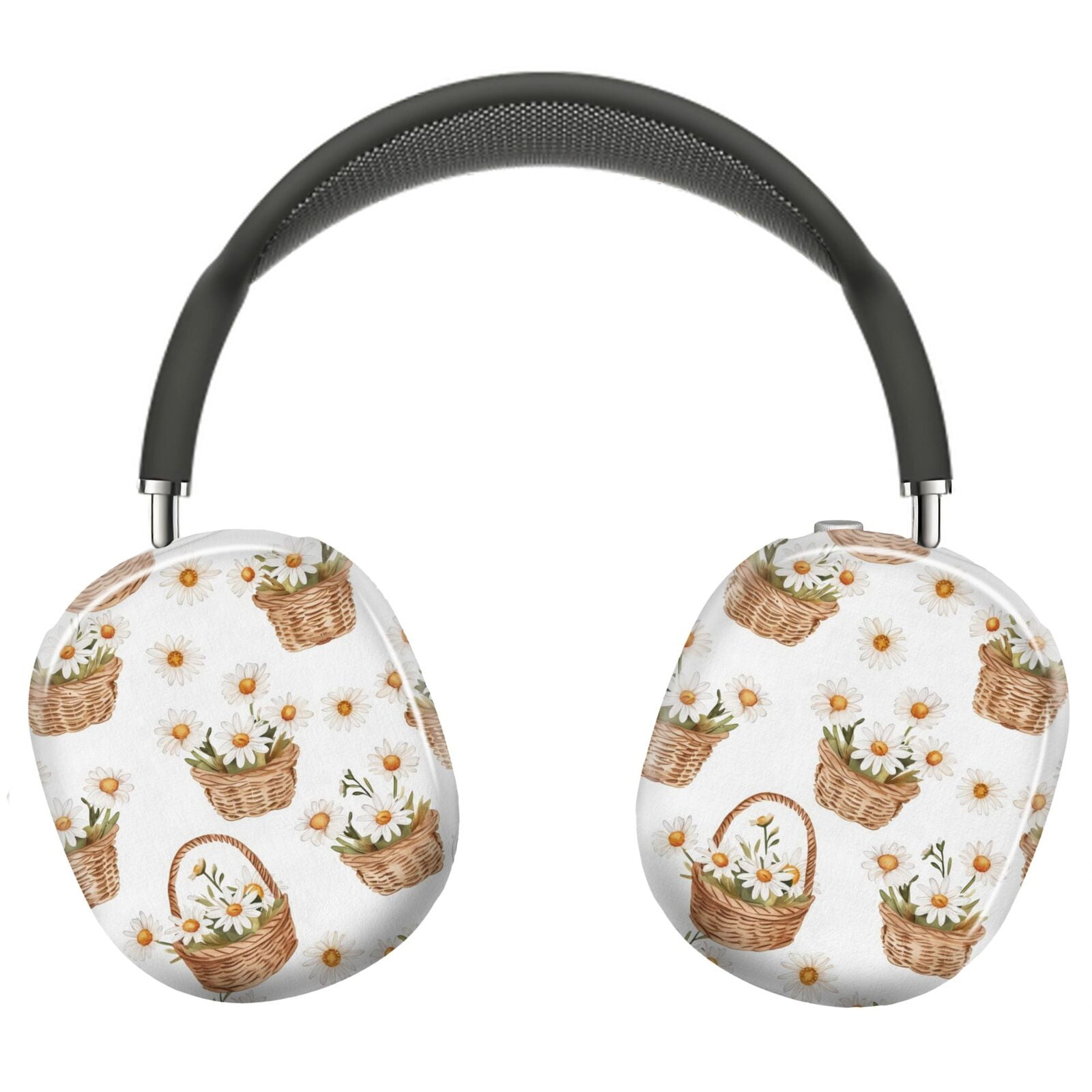 Protective Cover for AirPods Max Watercolor Daisy Baskets=3 Headphones ...