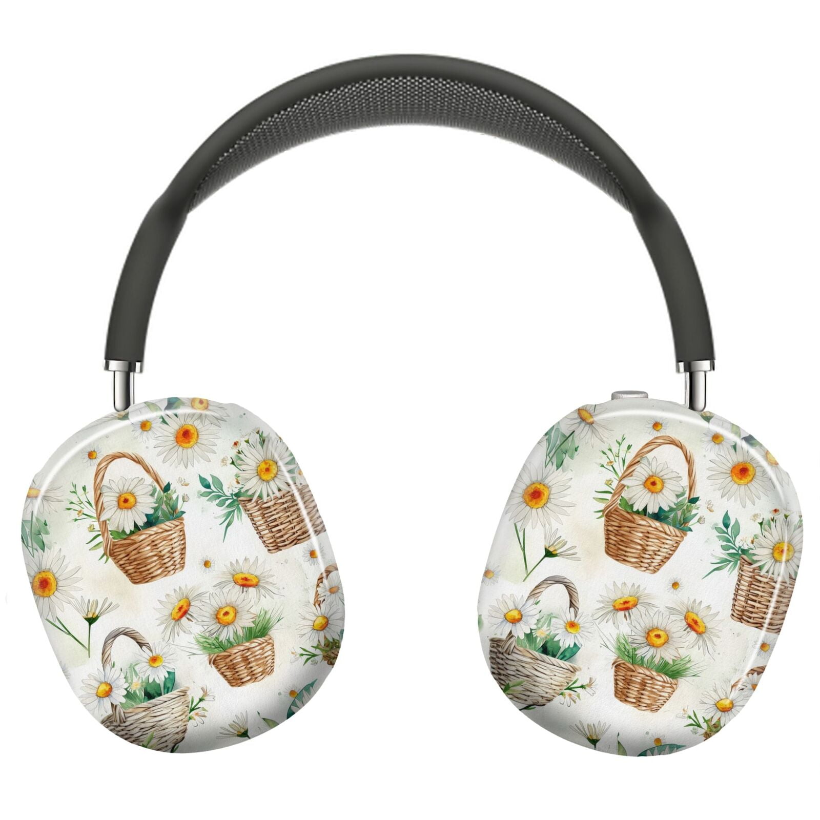 Protective Cover for AirPods Max Watercolor Daisy Baskets=7 Headphones ...