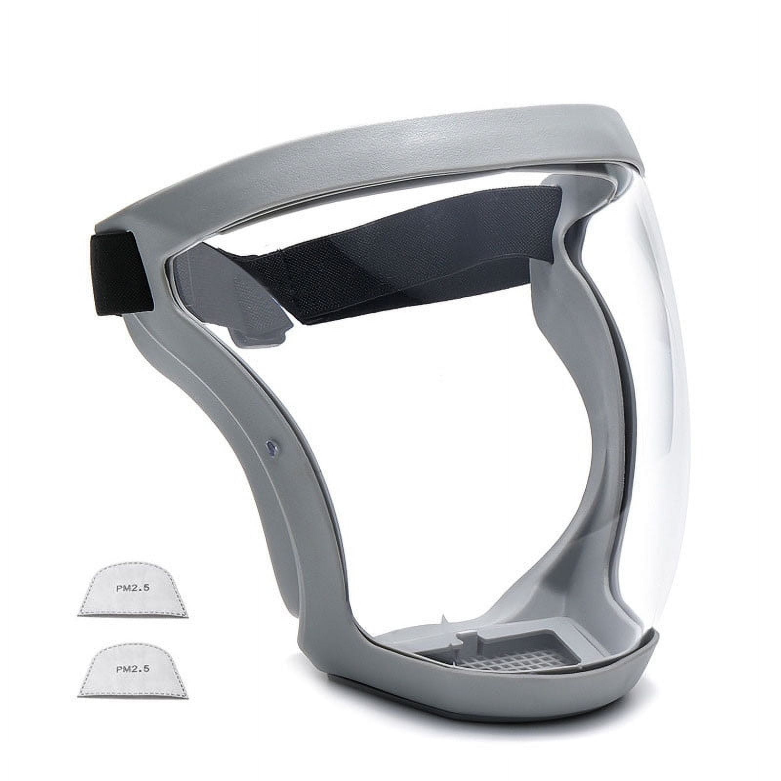 Protective Face Shield Clear Anti Fog Full Mask,Reusable Dust Facemask ...