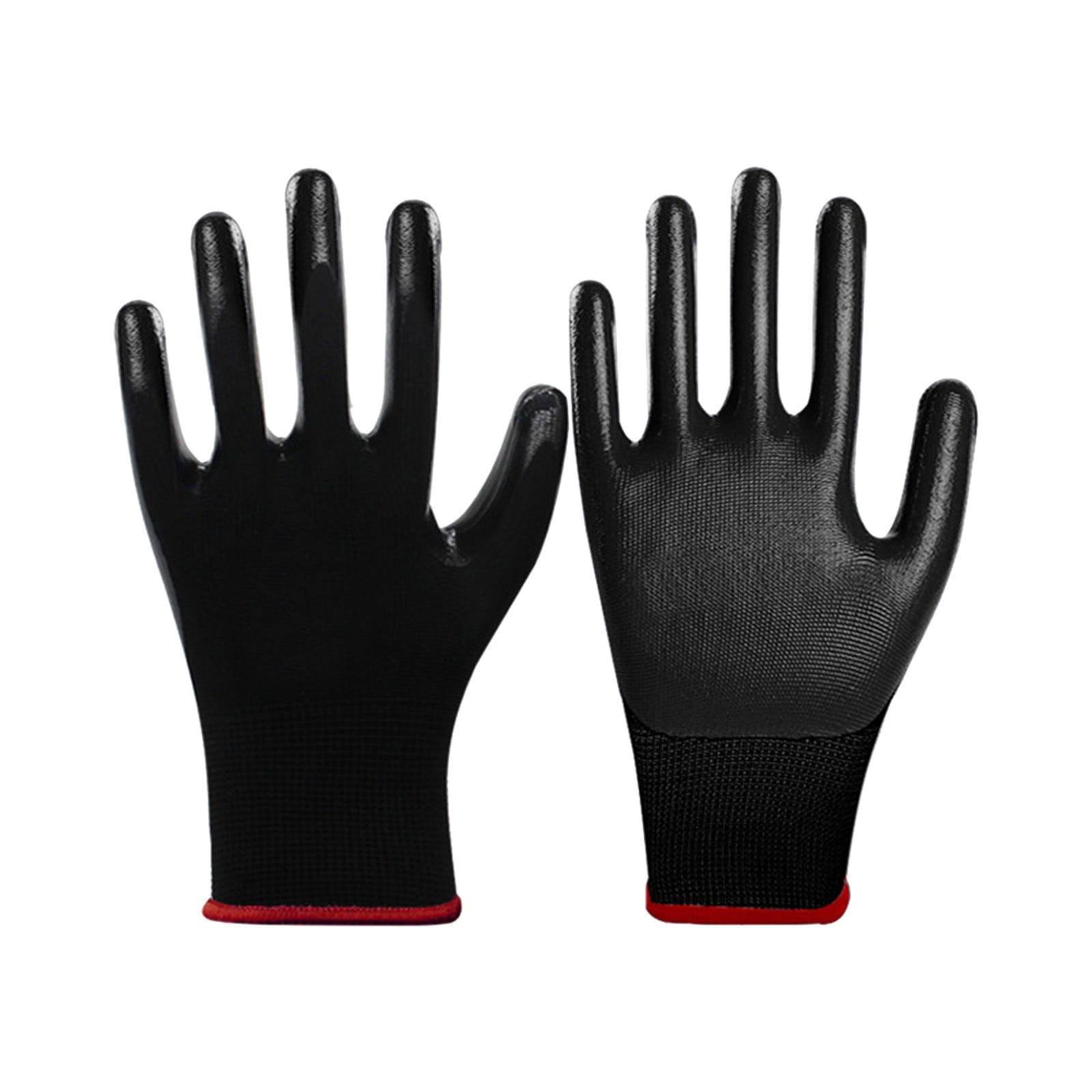 Protective Gloves Wear Oil And Alkali Butyl Blue Rubber Rubber Gloves ...