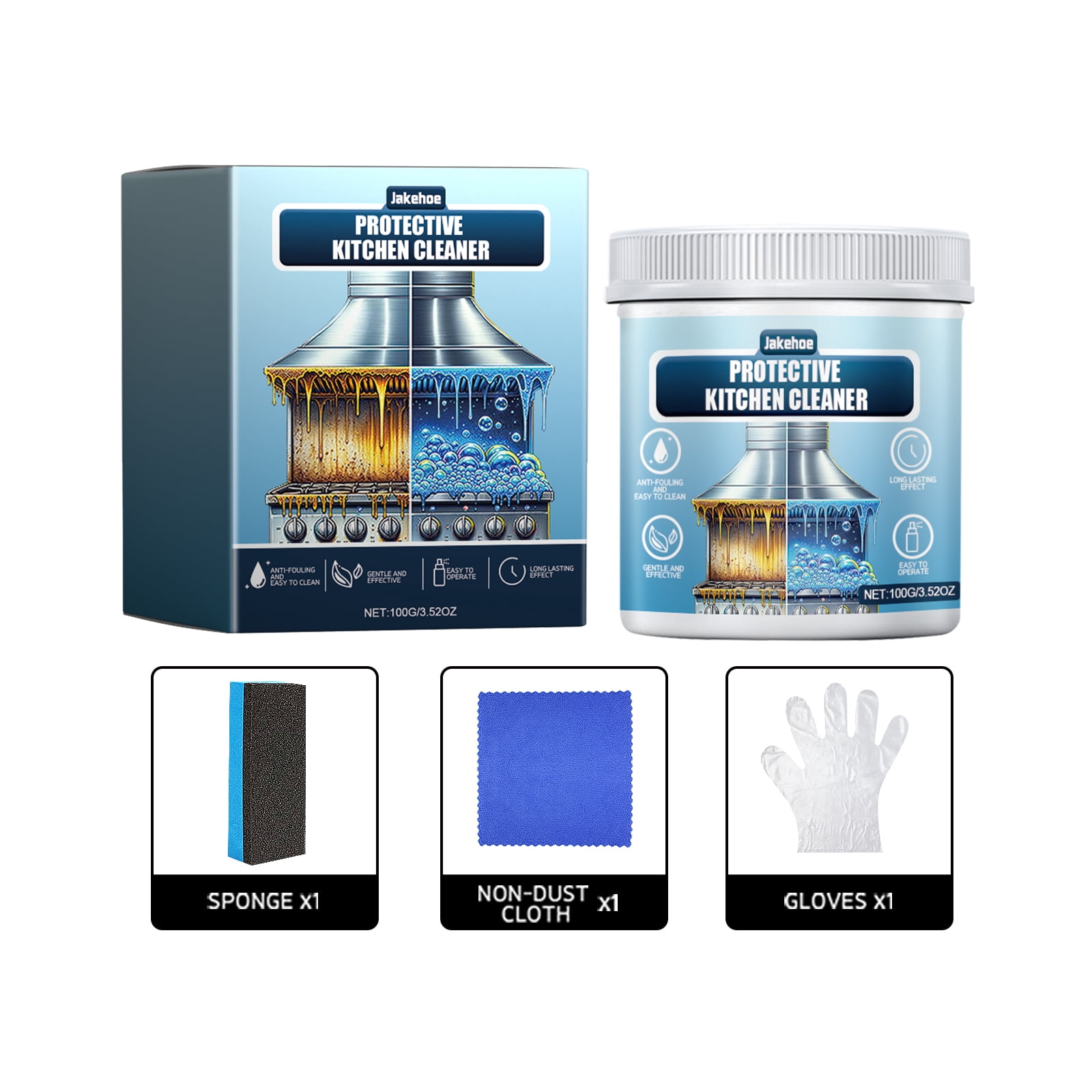 Protective Kitchen Cleaner, Protective Kitchen Cleaner Powder, Heavy ...