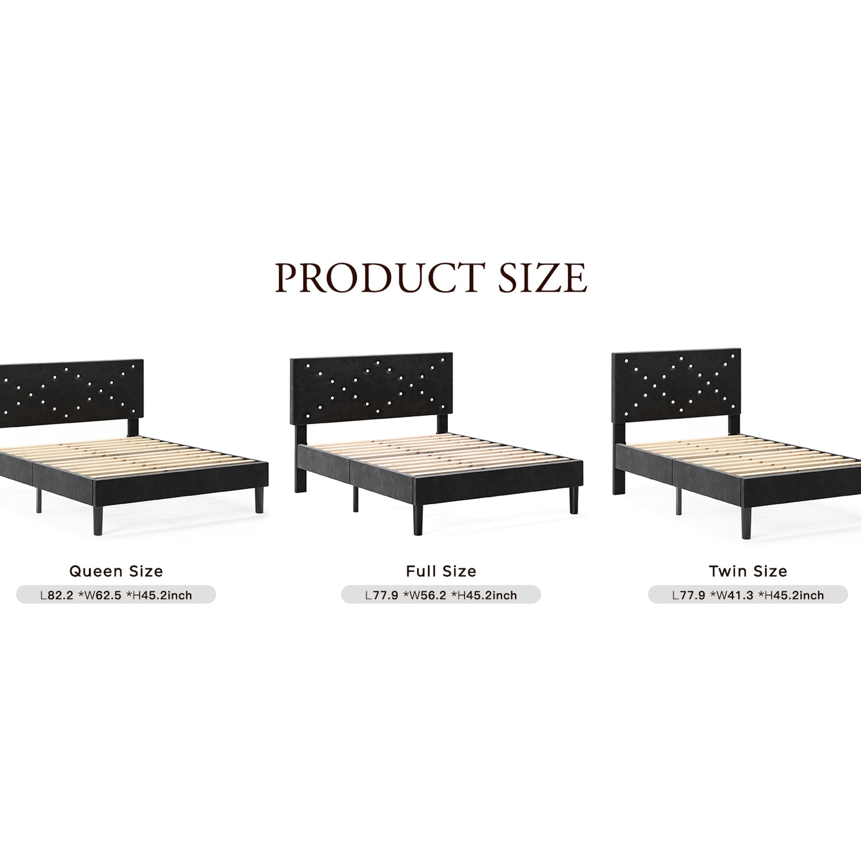 Protective Legs Bed Frame - Protect Flooring with Stability in Bedroom ...