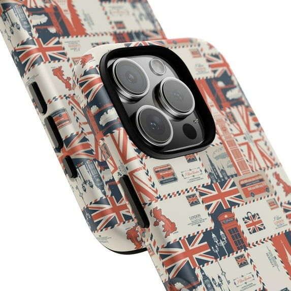 Protective London Theme with British Icons Union Jack Phone Case with ...