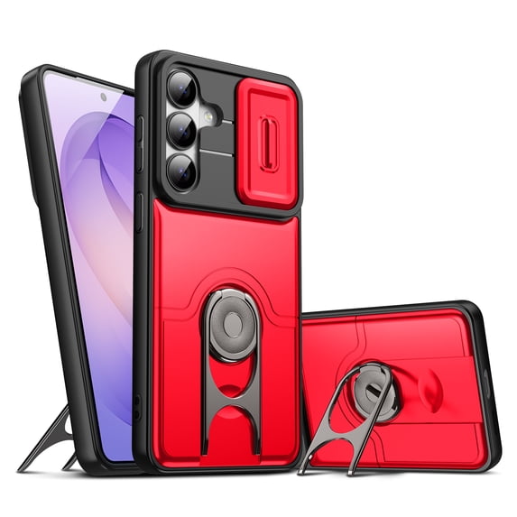 Protective Magnetic Case for Samsung Galaxy S25 / S24, Hard PC + Soft ...