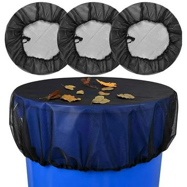 Mesh Cover for Rain Barrels with Drawstring, Water Collection Buckets ...