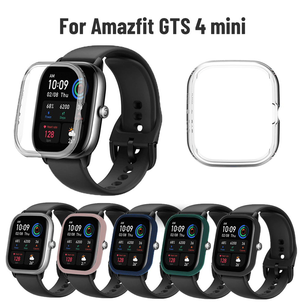 Protective PC Case For Amazfit GTS 4 mini Smart Watch Bumper Screen ...