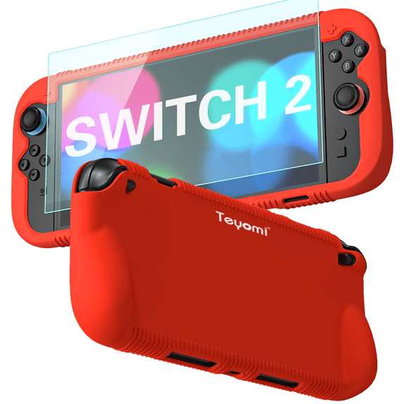 Protective Silicone Case Compatible with Nintendo Switch 2, Shockproof ...