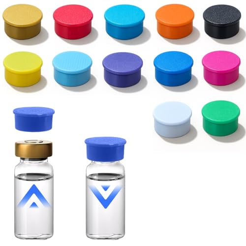 Protective Vial Caps for 3ml Vials 13mm[12 Colors for for Fast Sample ...