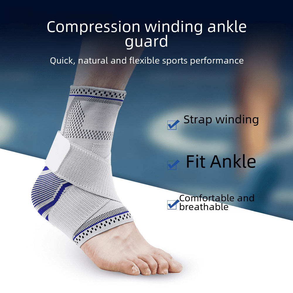 Protective equipment self-collection pressurized nylon knitted ankle ...