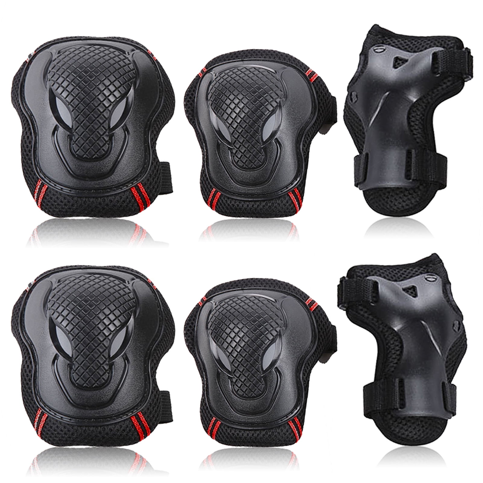 Protective gear suit,6 Kit Knee Suit Set 6 Kit Knee Pads Equipment Set ...