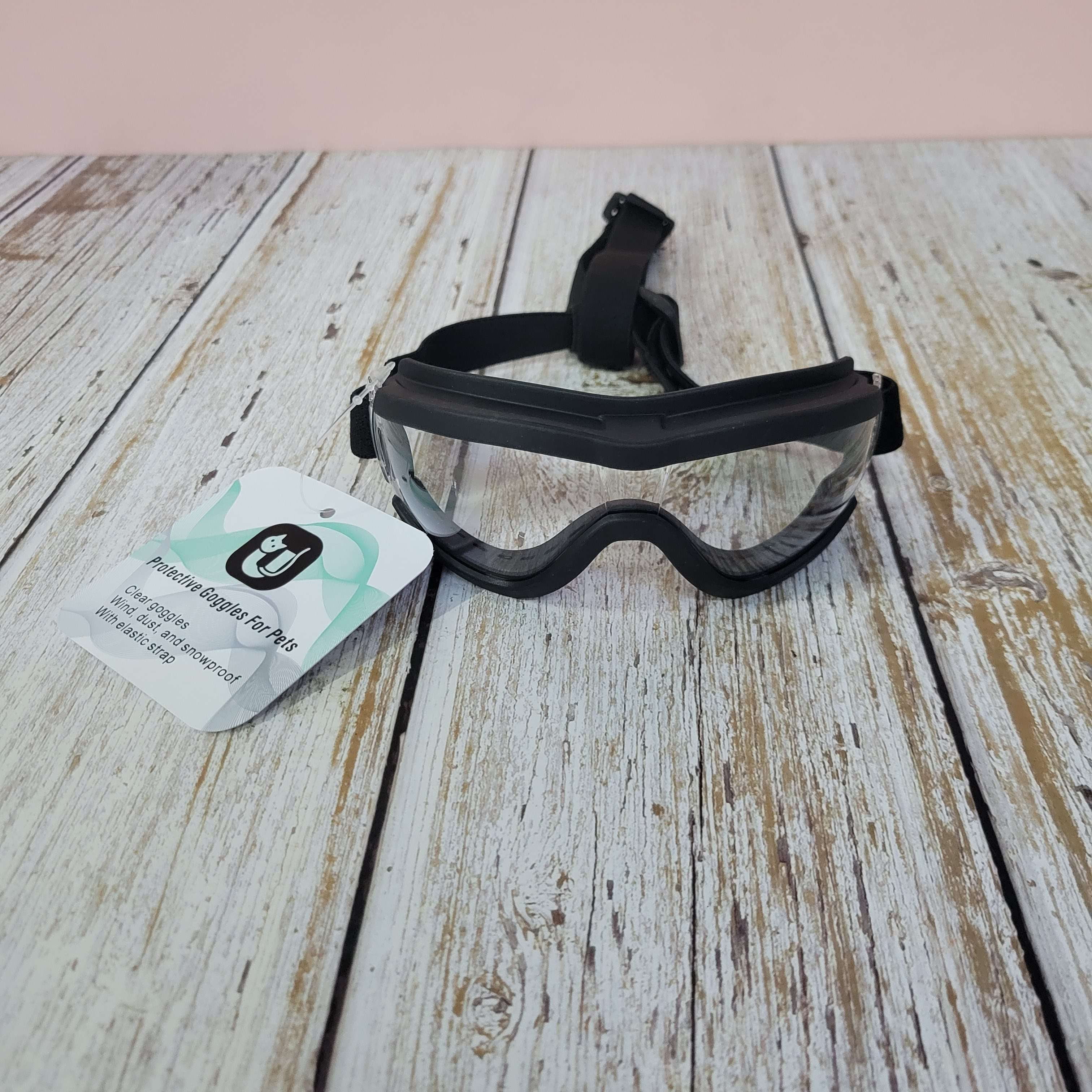 Protective goggles for pets Clear Pet Goggles - Windproof, Dustproof ...