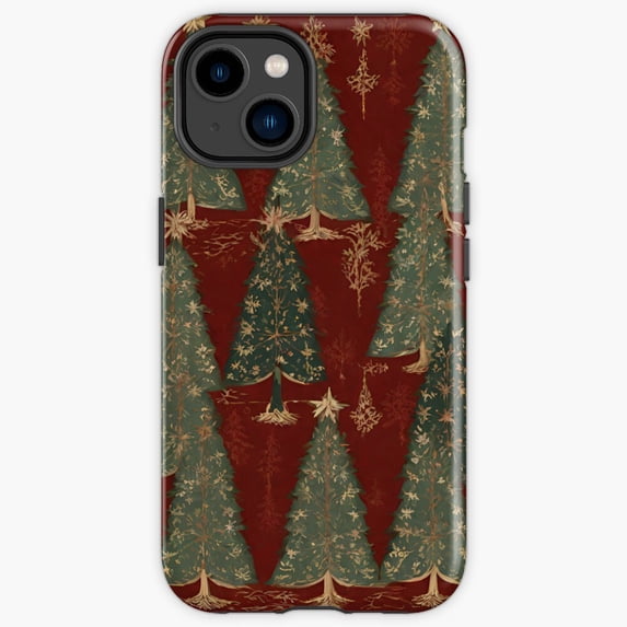 Protective iPhone Case Dotted Winter Tree Abstract Geometric ...
