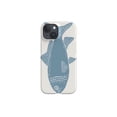 Protective iPhone Case Fish Phone Case, Ivory & Dusty Blue Animal ...