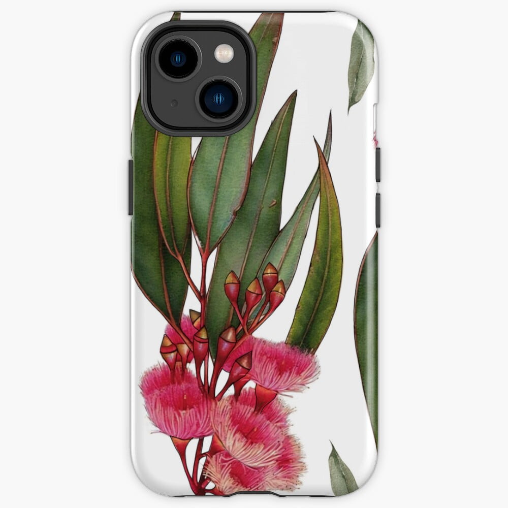 Protective iPhone Case Flowering Gum Pink Australian Native Eucalyptus ...