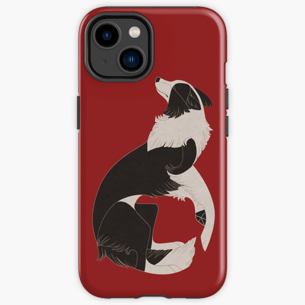 Protective iPhone Case Geometric Dogs - Border Collie Phone Case #139 ...