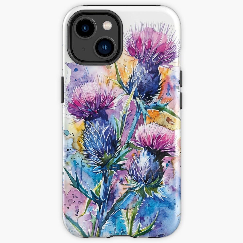 Protective iPhone Case Highland Thistle In By Shmlv. Scottish Symbol ...