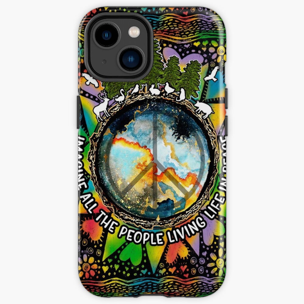 Protective iPhone Case Imagine All The People Living Life In Peace ...