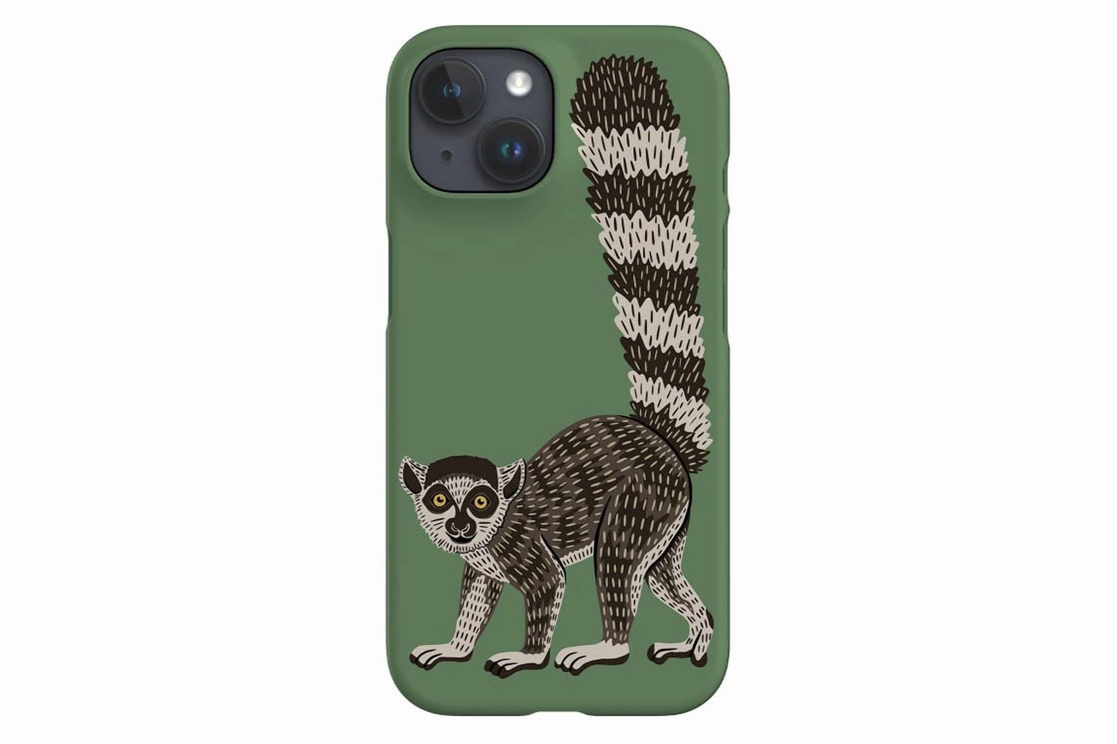 Protective iPhone Case Lemur Phone Case, Safari Jungle Animal Print ...