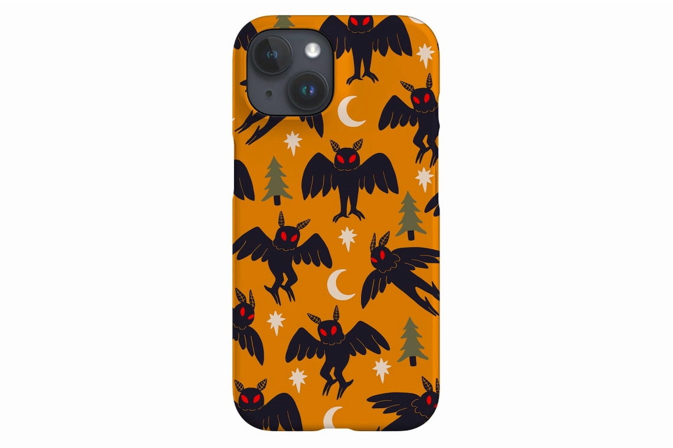 Protective iPhone Case Mothman Scatter Phone Case, Folklore Cryptid Art ...