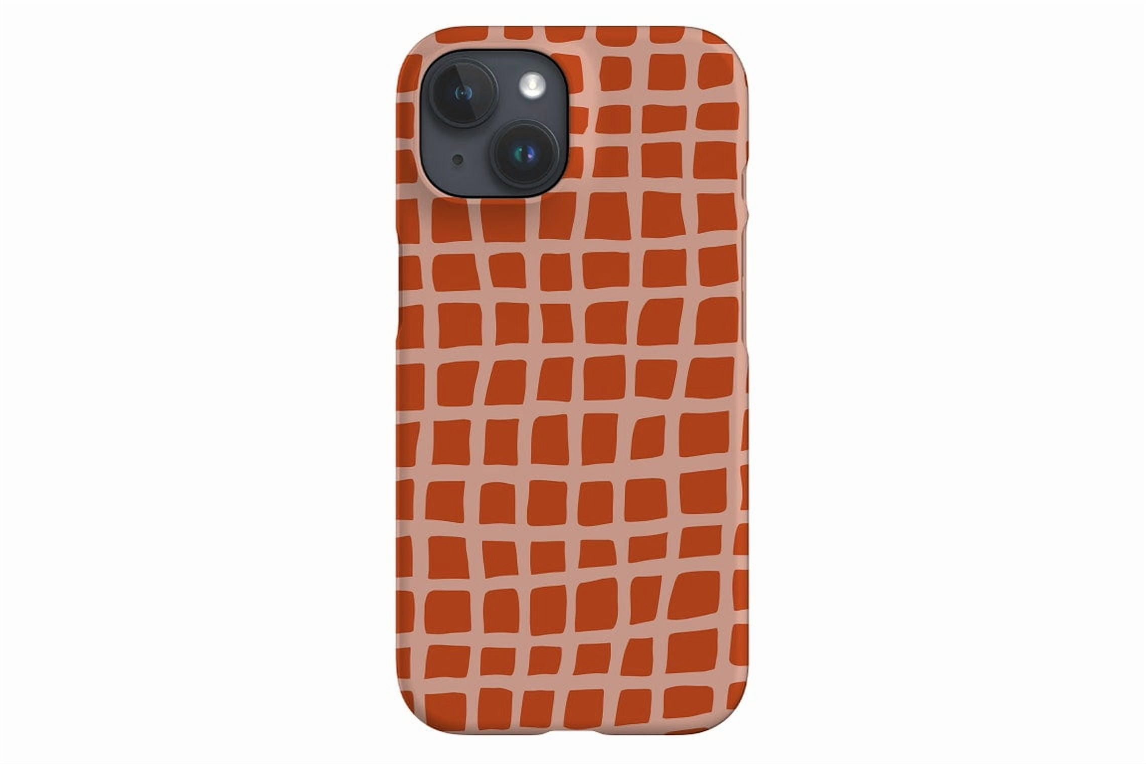Protective iPhone Case Red Check Grid Phone Case, Summer Pool Design ...