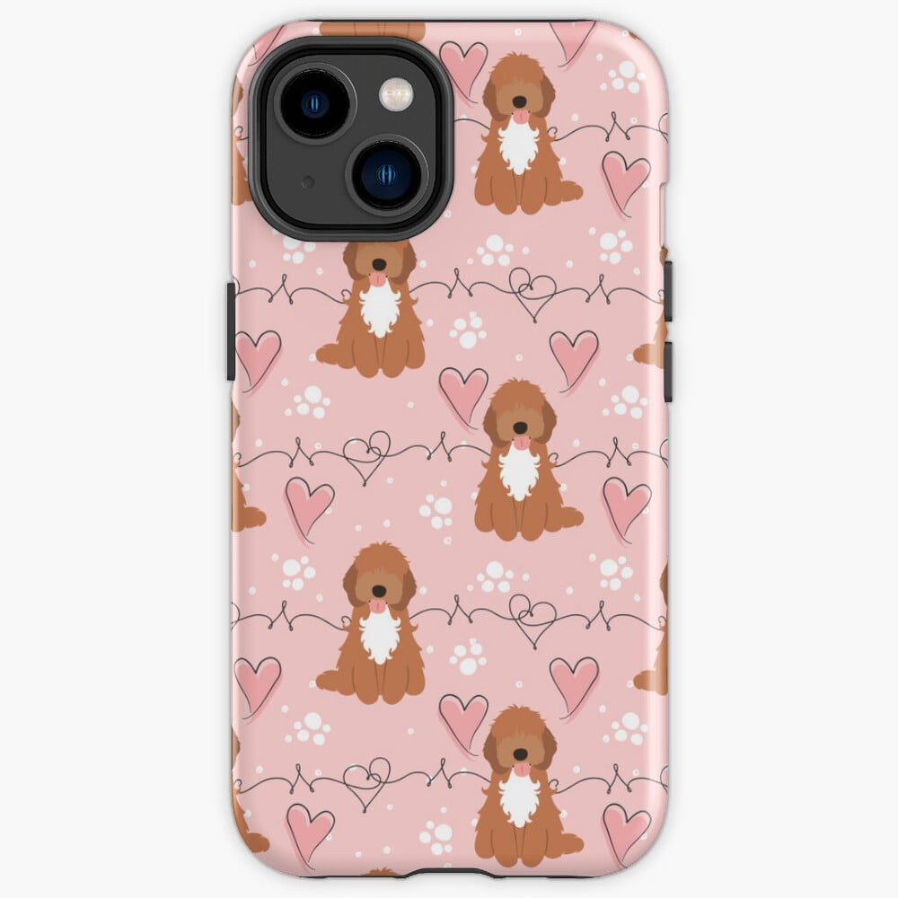 Protective iPhone Case Red Tuxedo Cockapoo Cavapoo Cavoodle Phone Case ...