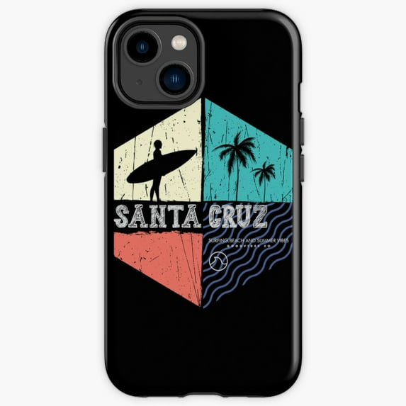 Protective iPhone Case Santa Cruz Surfing Phone Case #251, Iphone 15 ...