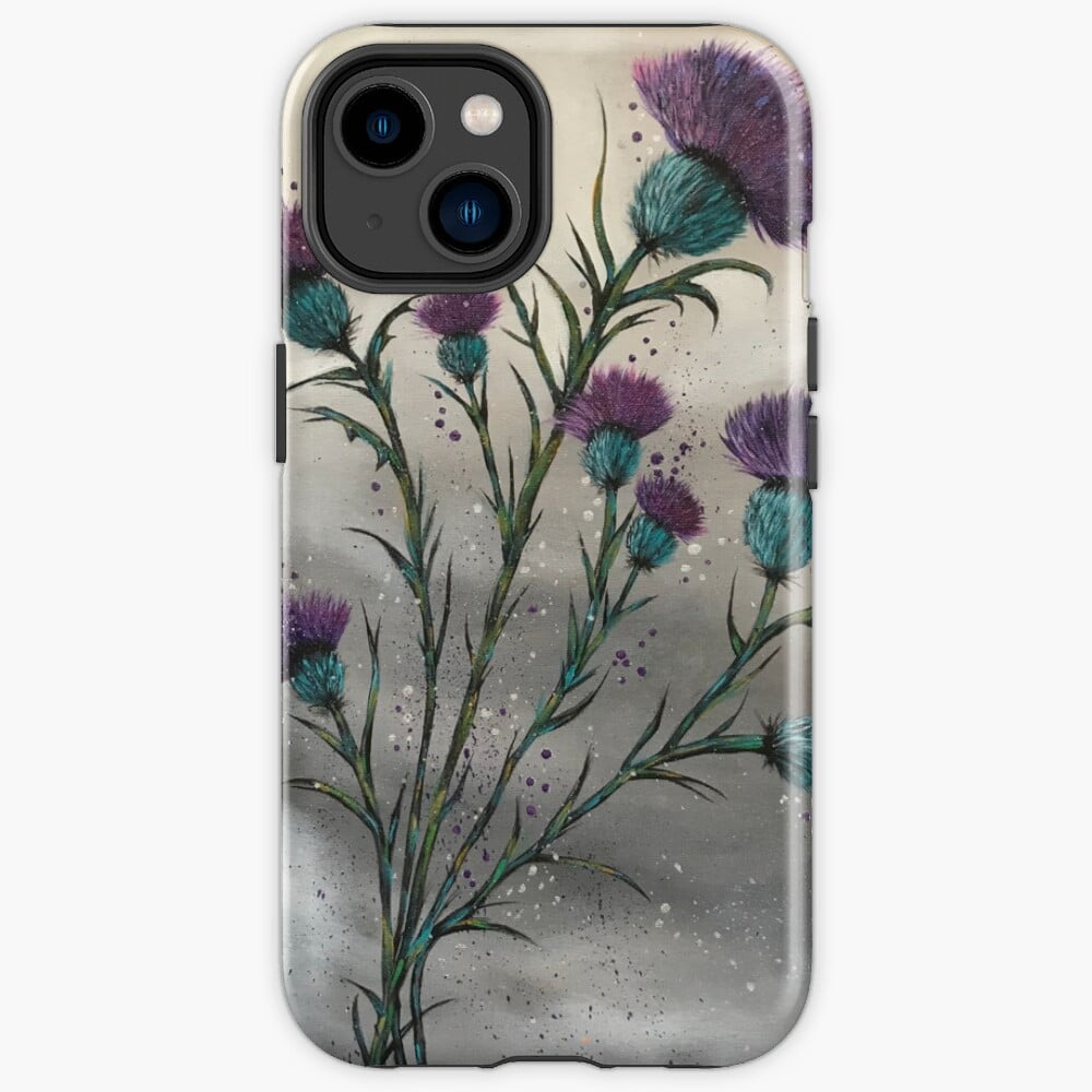 Protective iPhone Case Scottish Traditional Purple Thistle Phone Case ...