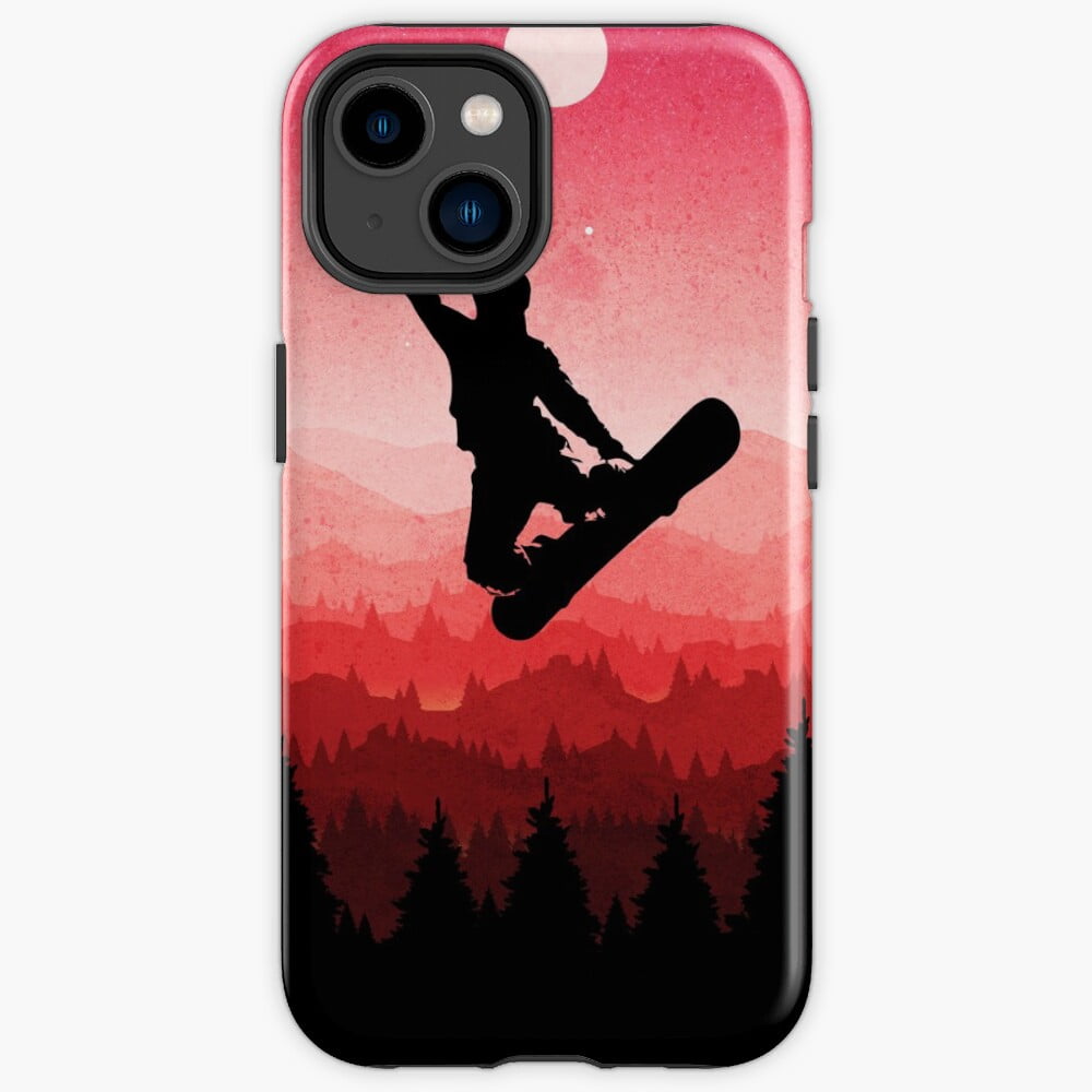 Protective iPhone Case Snowboard Skyline Phone Case, Iphone 13 Pro ...