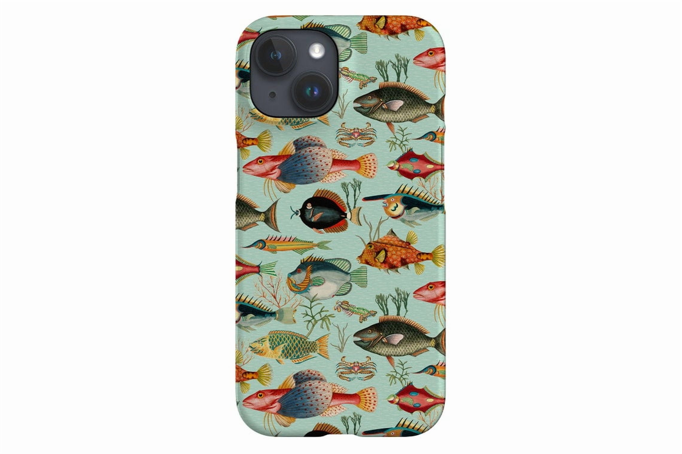 Protective iPhone Case Vintage Sea Fish Phone Case, Art By Uta Naumann ...