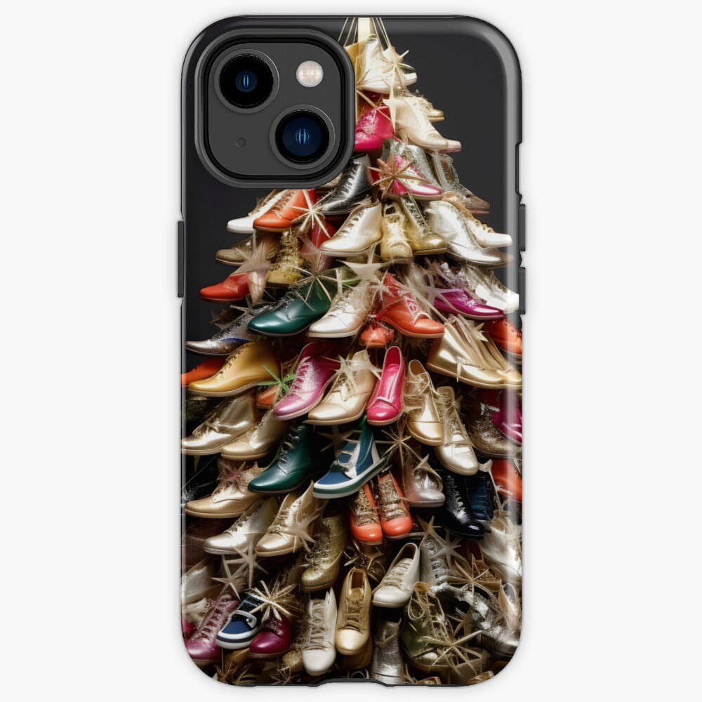 Protective iPhone Case Winter Holiday Tree Made Of Womens Shoes Phone ...