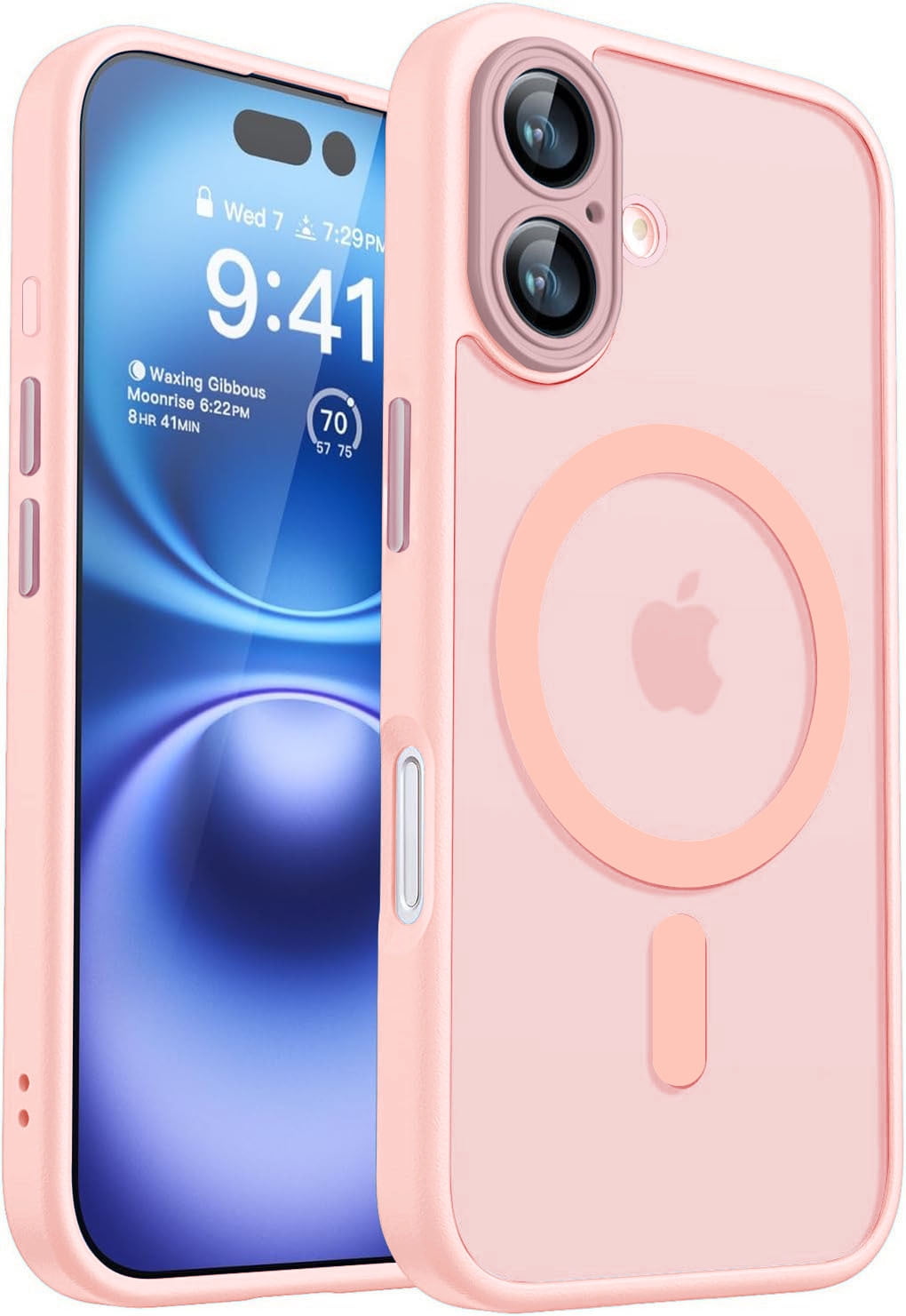 Protective phone case for iPhone 16/15 Pro Max, magnetic semi ...