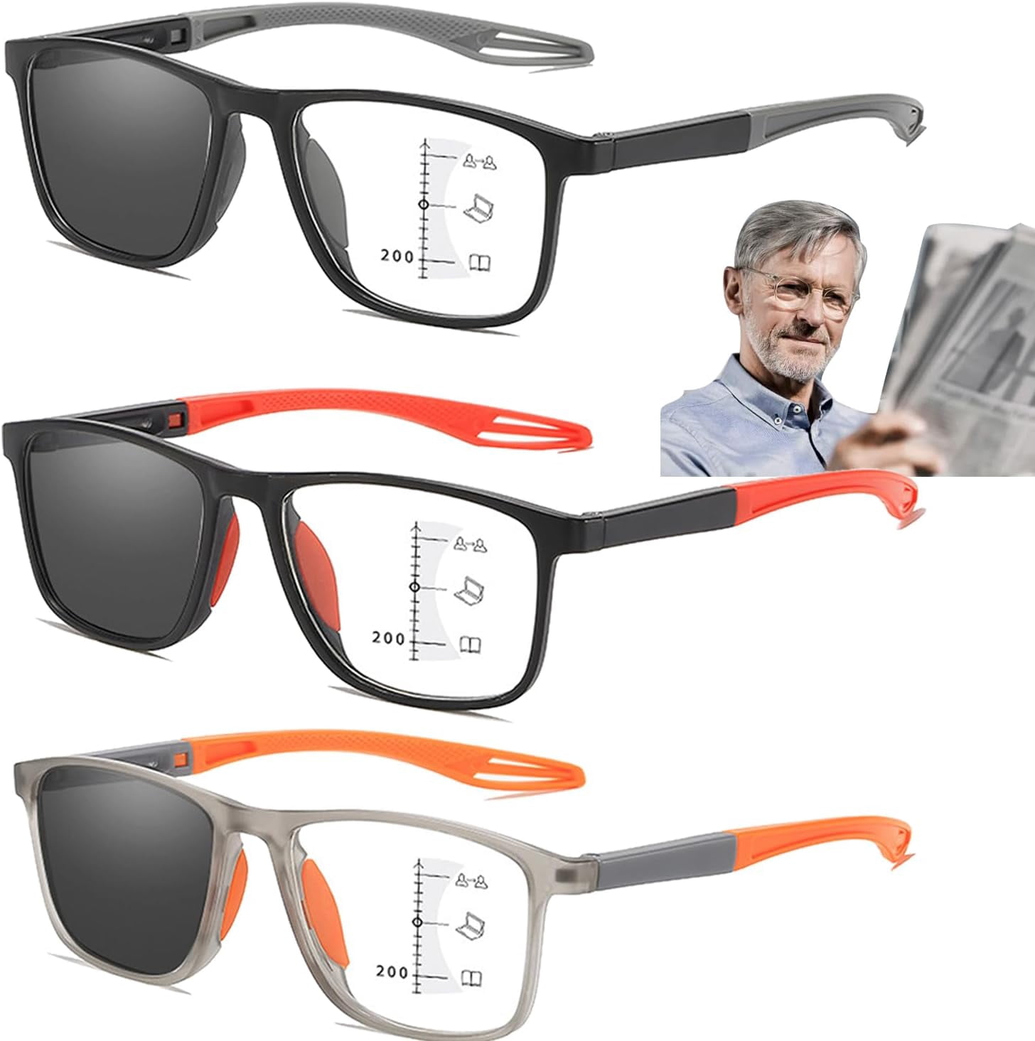 Protectivemethod Reading Glasses,Protective Method Glasses,Sports Color ...