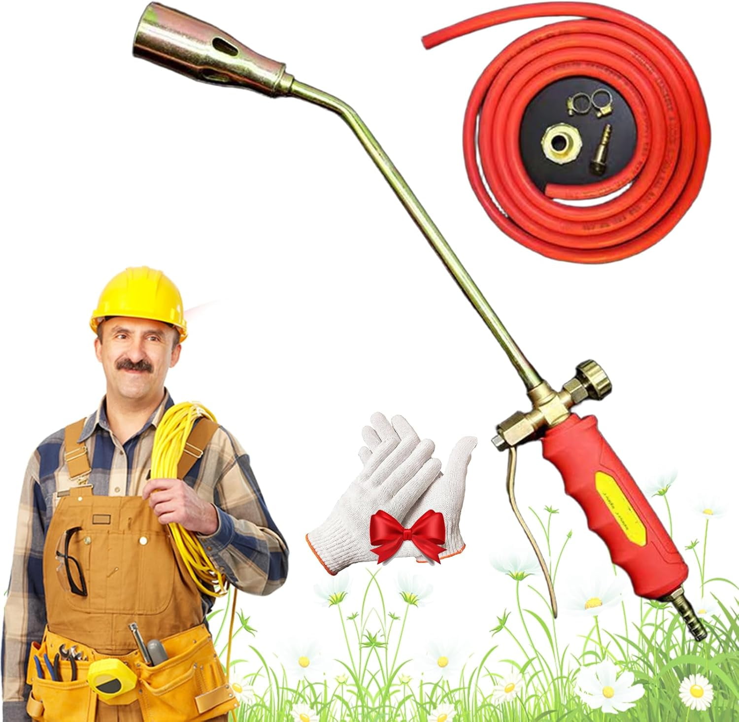 Protectivemethod Torch Weed Burner Kit, Adjustable Flame Torch for ...