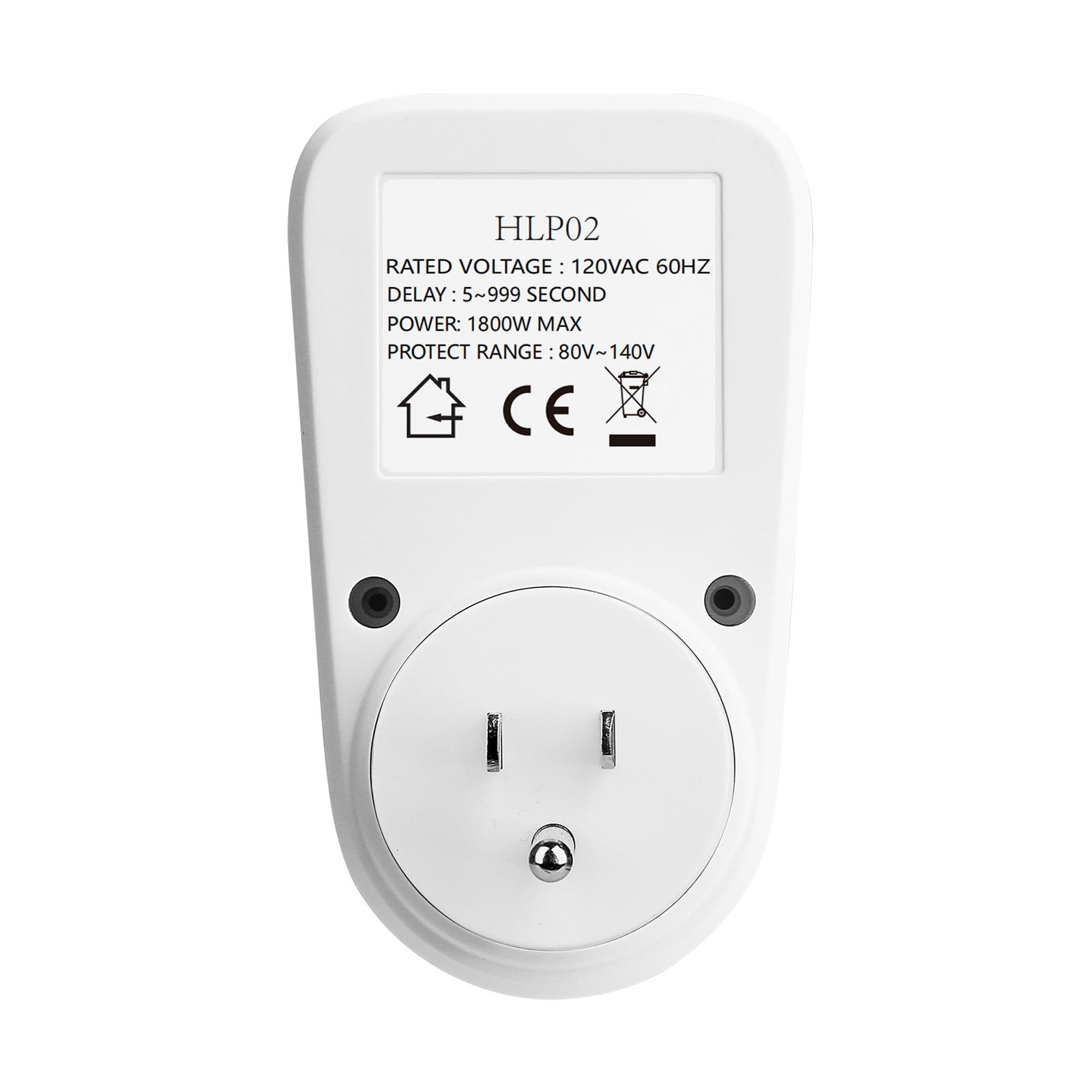 Protector Digital Automatic Voltage Protector Socket LCD Display Power ...