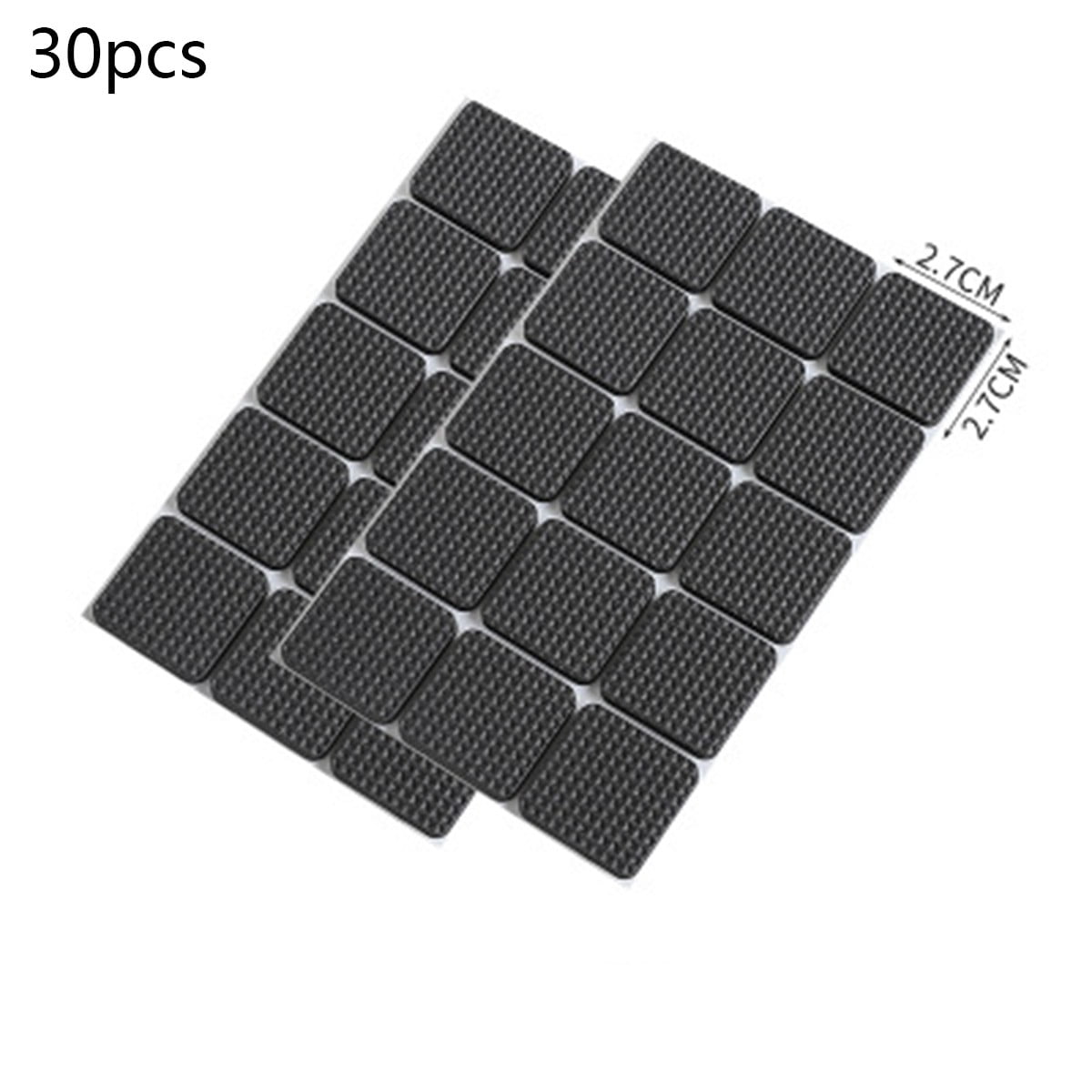 Protector Rubber Pads Self-Adhesive Non-Slip Chair Leg Sofa Table Feet ...