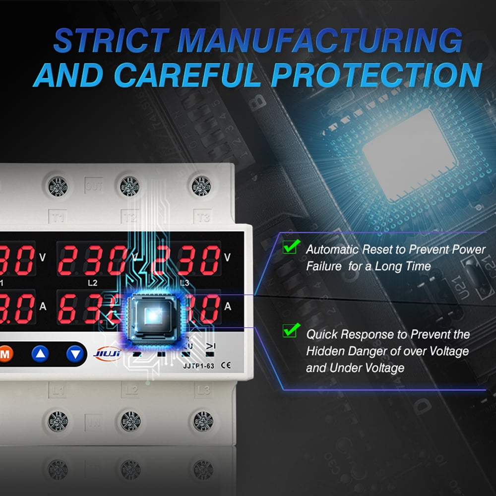 Protector Yabuy LCD Display Self-reset Protector Overvoltage ...