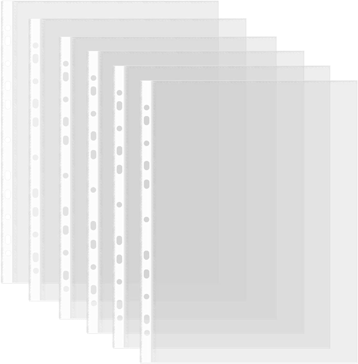 Protectors 8.5 x 11 Clear Plastic Sheet Protectors, Top Loading / 3 ...