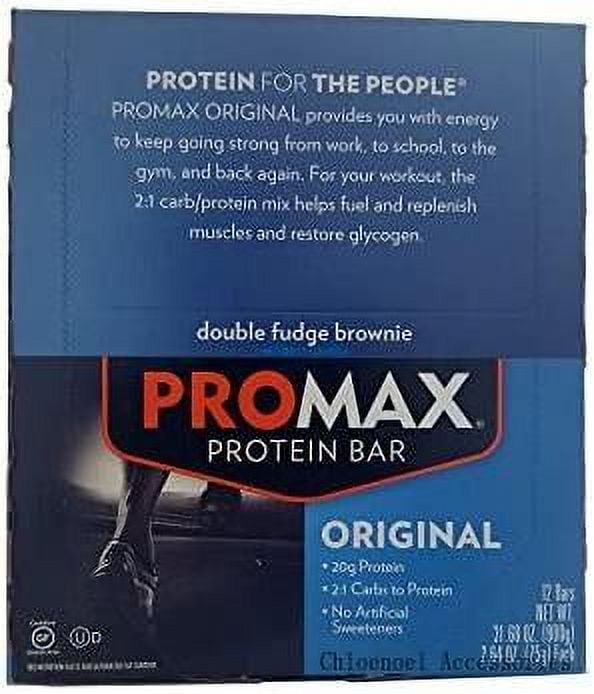 Protein Bar Double Fudge Brownie - 12 - 2.64 Oz (75 G) Bars [31.68 Oz ...