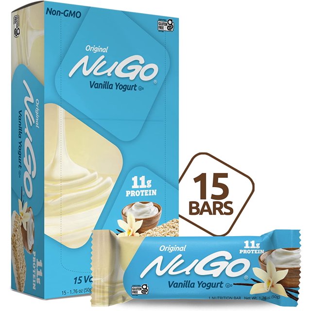 Protein Bar, Vanilla Yogurt, 11G Protein, 170 Calories, Gluten Free, 1. ...