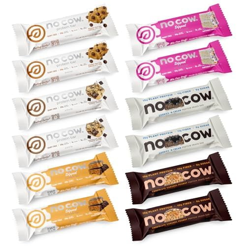 Protein Bars, Brand Sampler Pack - Healthy Snacks, 20g Vegan Protein ...