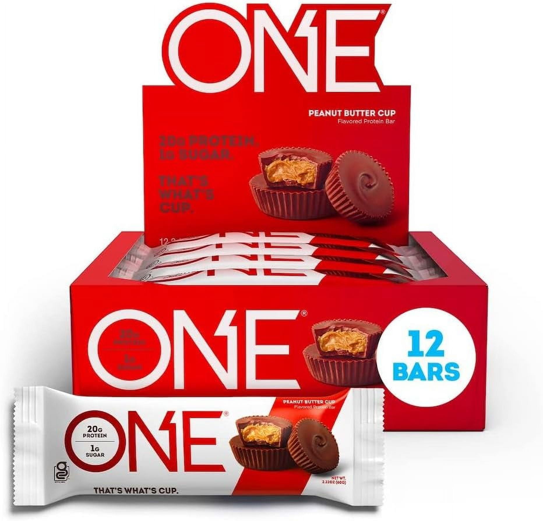 Protein Bars, Peanut Butter Cup, Gluten Free Protein Bar with 20g ...