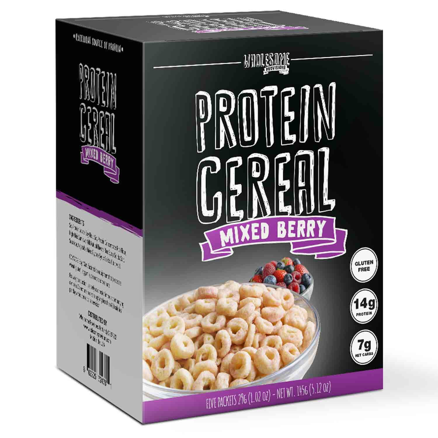 Protein Cereal, Low Carb Cereal, High Protein Cereal, 15g Protein, 4g ...