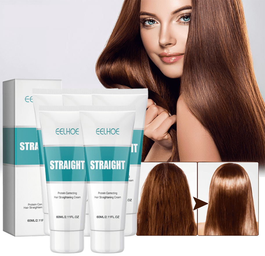 Protein Corrective Straightening Cream, Instant Natural Relaxed Curls ...