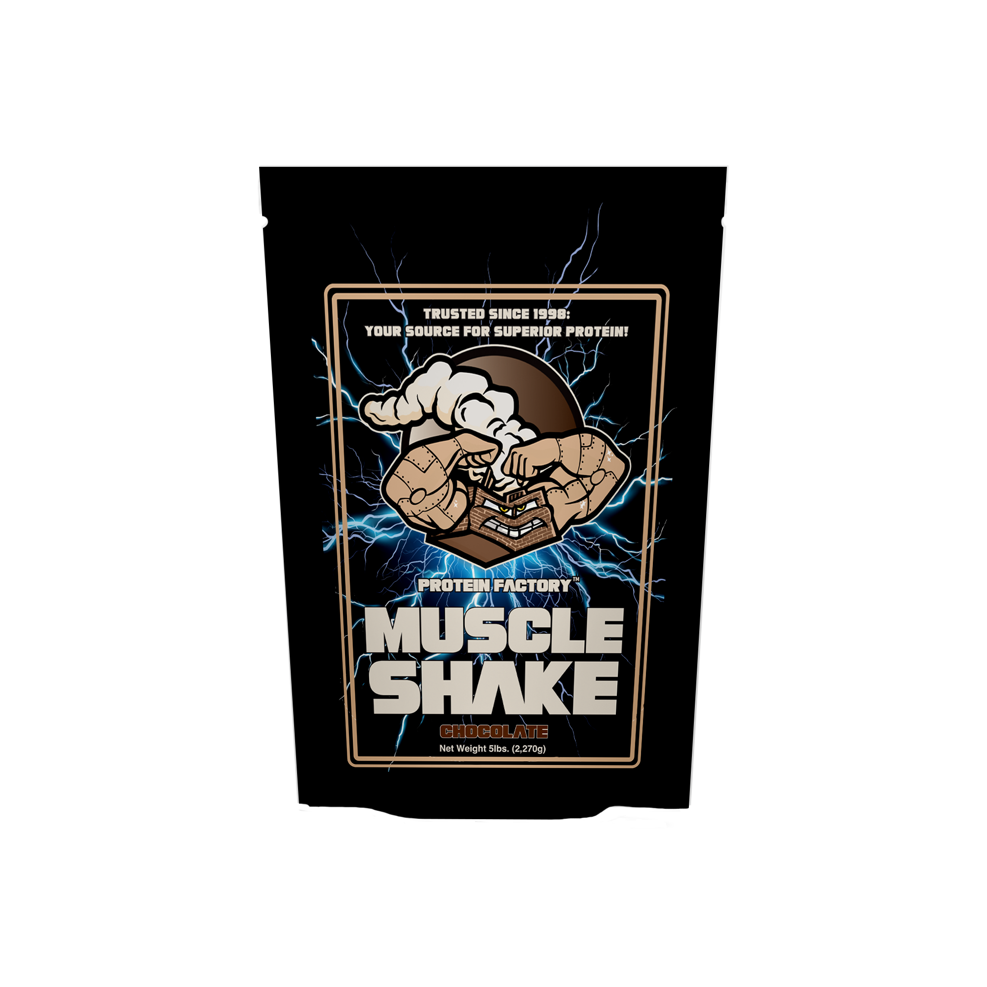 Protein Factory Muscle Shake (Native Protein Blend) 5 lbs, Chocolate ...